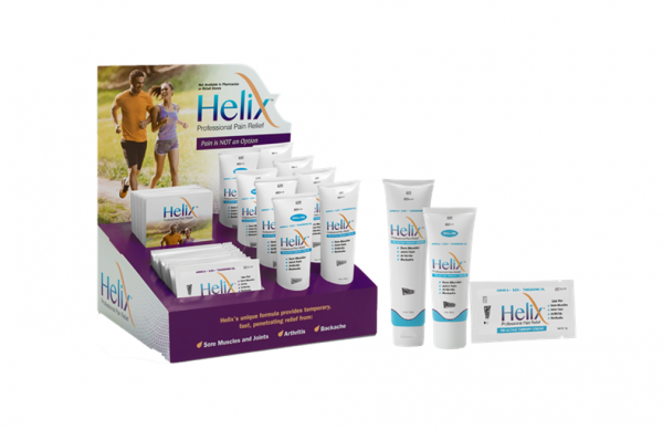 Helix Professional Pain Relief Cream – Tri-Active Therapy Cream ...