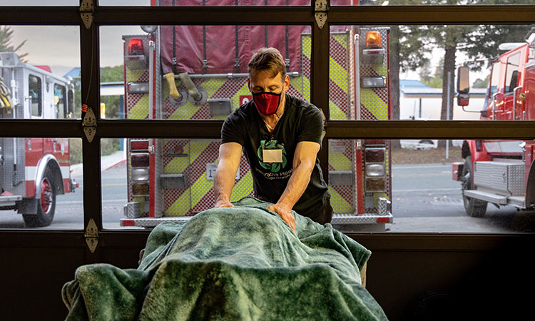 Following California Wildfires, Massage Therapists Provide Relief to ...